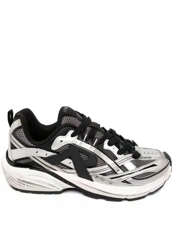 REPRESENT Panelled Fashion Sneakers - Silver