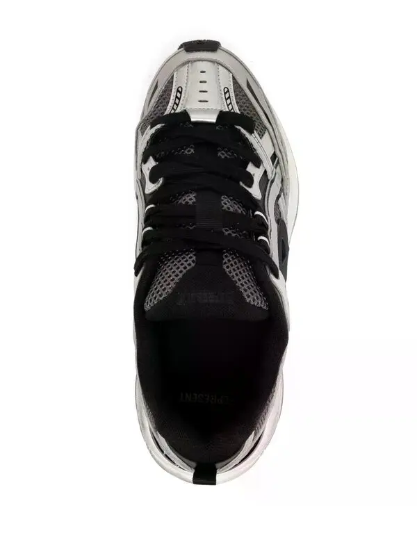 REPRESENT Panelled Fashion Sneakers - Silver