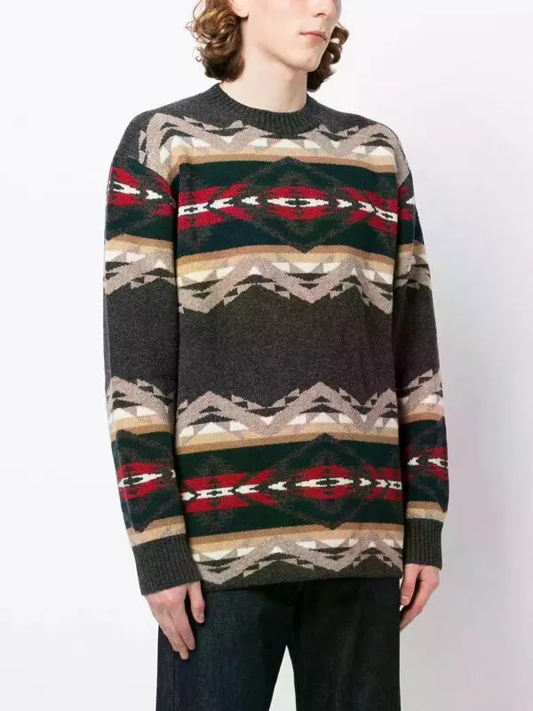 Junya Watanabe Intarsia-knit Jumper