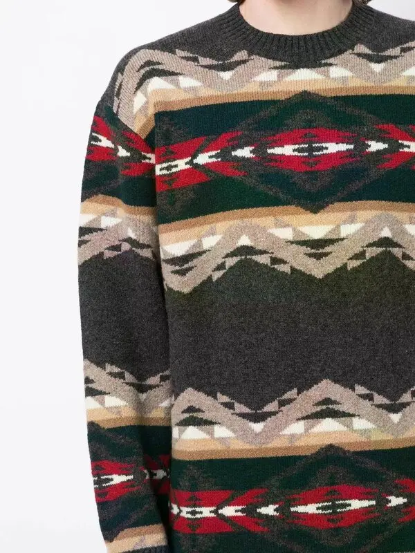 Junya Watanabe Intarsia-knit Jumper