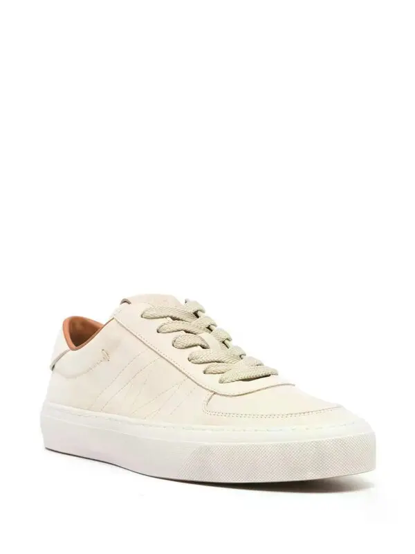 Moncler Monclub Leather Sneakers - Neutrals