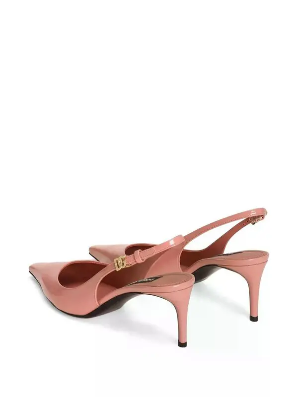 Dolce & Gabbana Dna 60mm Polished Slingback Pumps - Pink