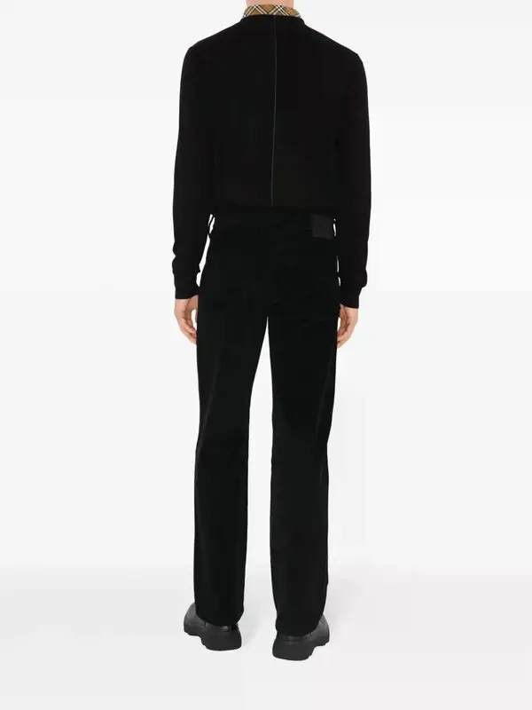 Burberry Wool Knit Sweater - Black