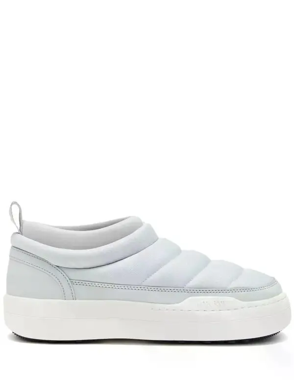 Moon Boot Park Logo-print Sneakers - Grey