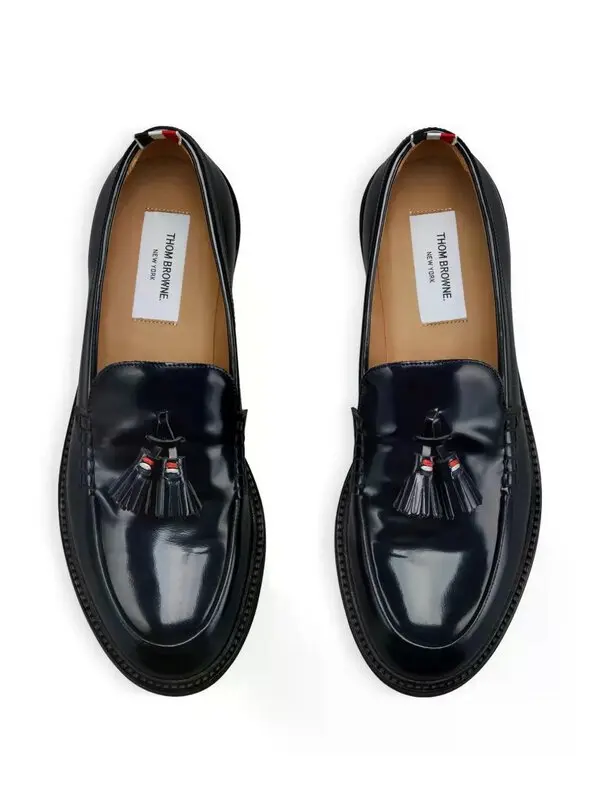 Thom Browne Leather Loafers - Blue