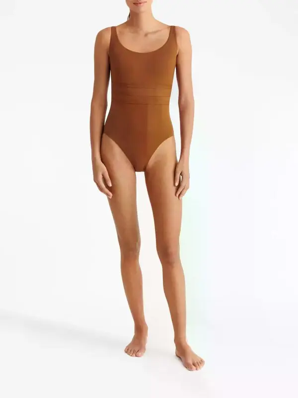 ERES Asia Scoop-back Swimsuit - Brown