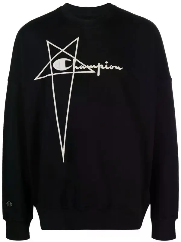 Rick Owens Embroidered Logo Sweatshirt
