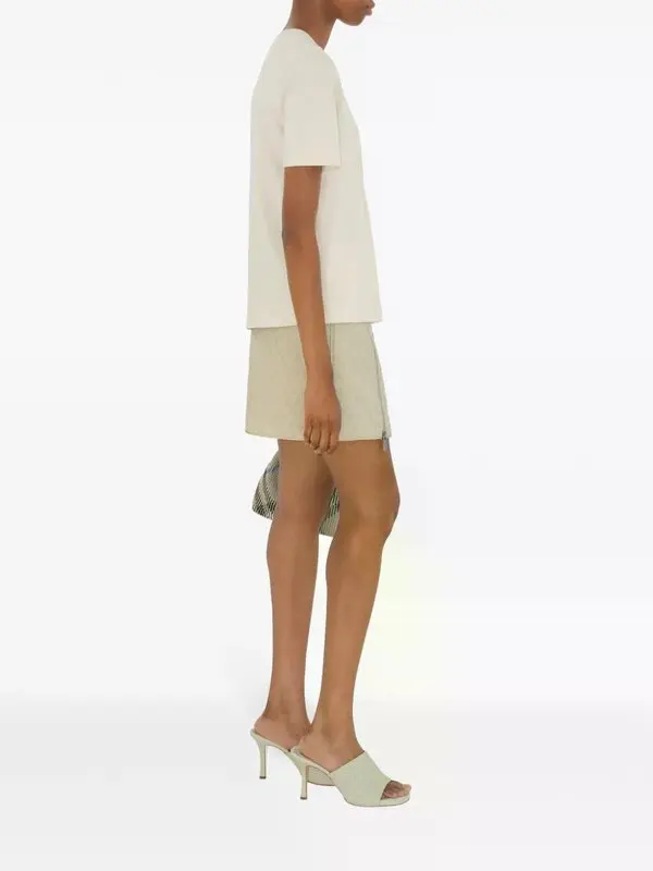 Burberry Logo-embroidered Cotton T-shirt