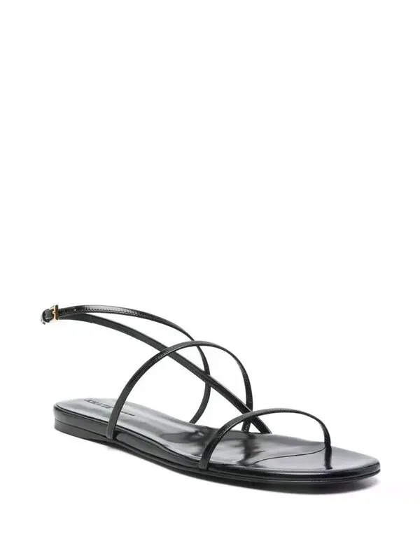 Khaite Loop Sandals - Black