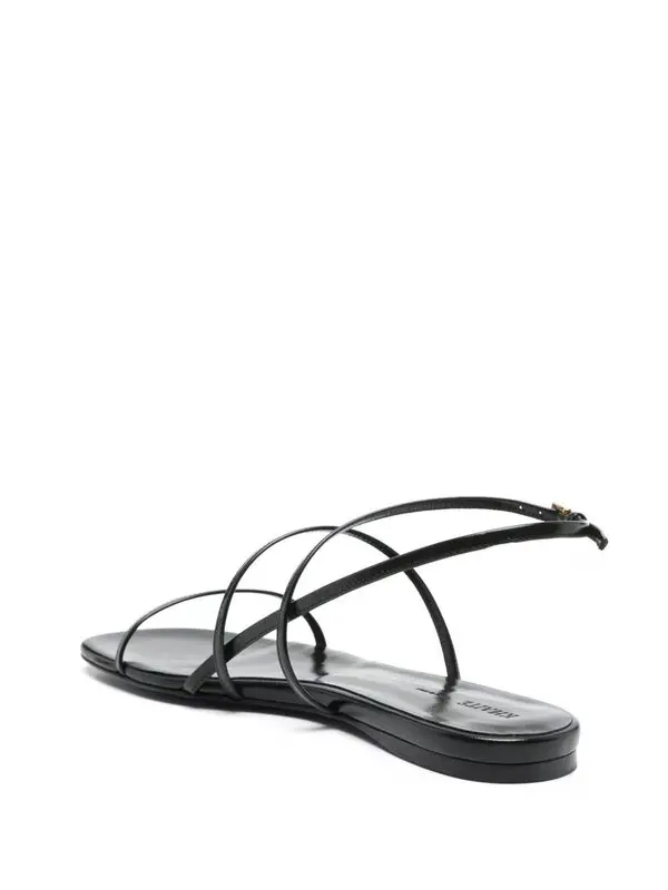 Khaite Loop Sandals - Black
