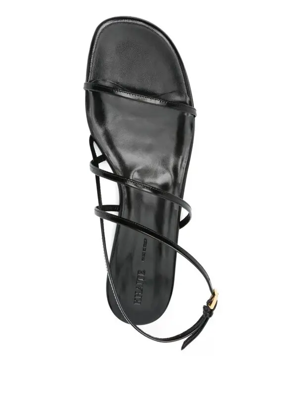 Khaite Loop Sandals - Black