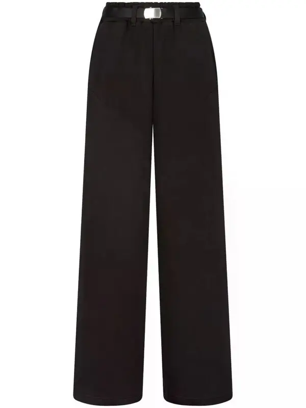 STUDIO TOMBOY Belted French-terry Trousers