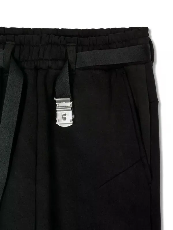 STUDIO TOMBOY Belted French-terry Trousers