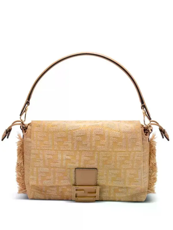 Fendi Medium Mamma Baguette - Neutrals