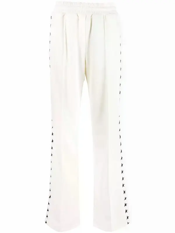 GOLDEN GOOSE Wide-leg Track Pants With Star Detail