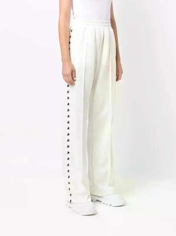 GOLDEN GOOSE Wide-leg Track Pants With Star Detail