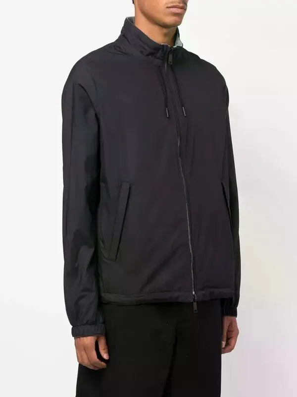 Zegna Reversible Zip-up Sports Jacket - Blue