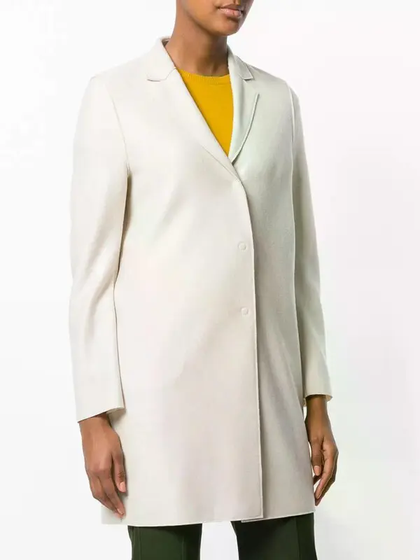 Harris Wharf London Elongated Virgin Wool Coat