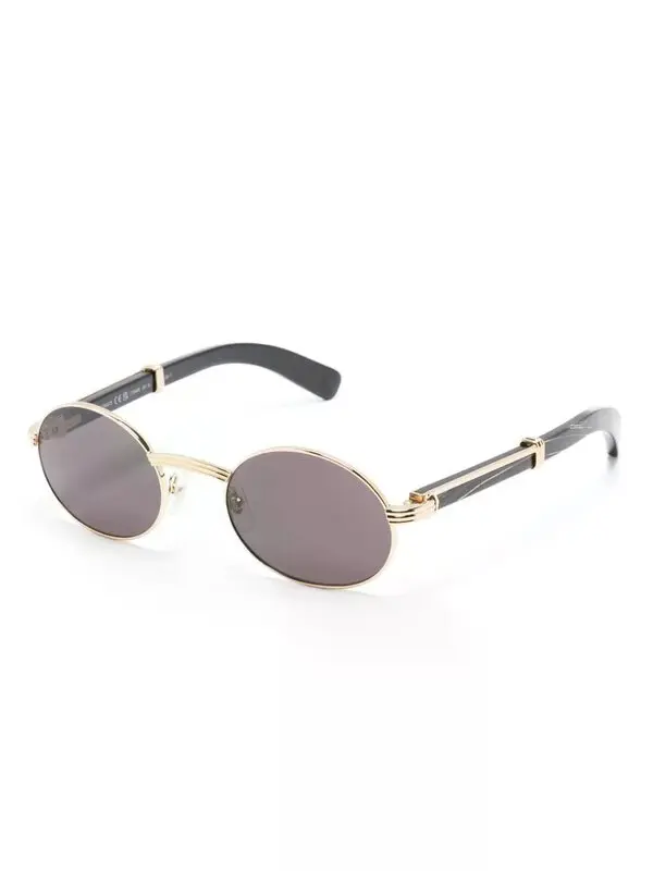 Cartier Giverny Oval-frame Sunglasses