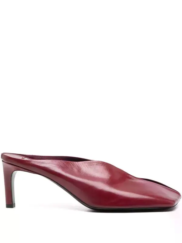 JIL SANDER 70mm Leather Mules