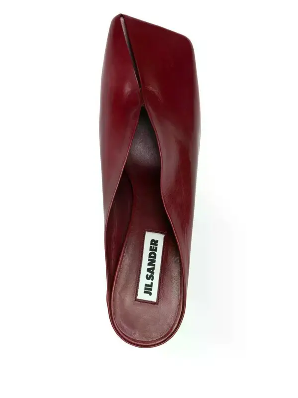 JIL SANDER 70mm Leather Mules