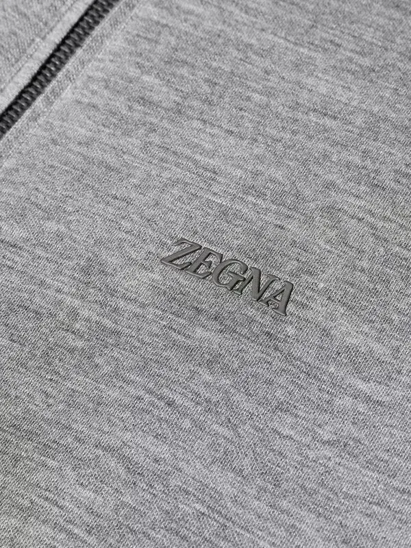 Zegna Reversible Zip-up Vest - Blue