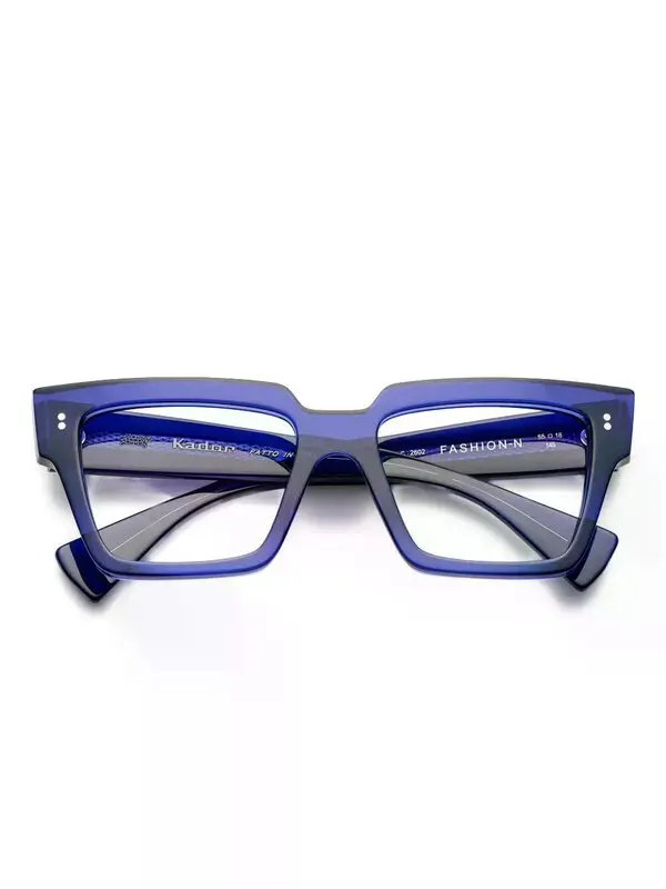 Kàdor Square-frame Glasses - Blue