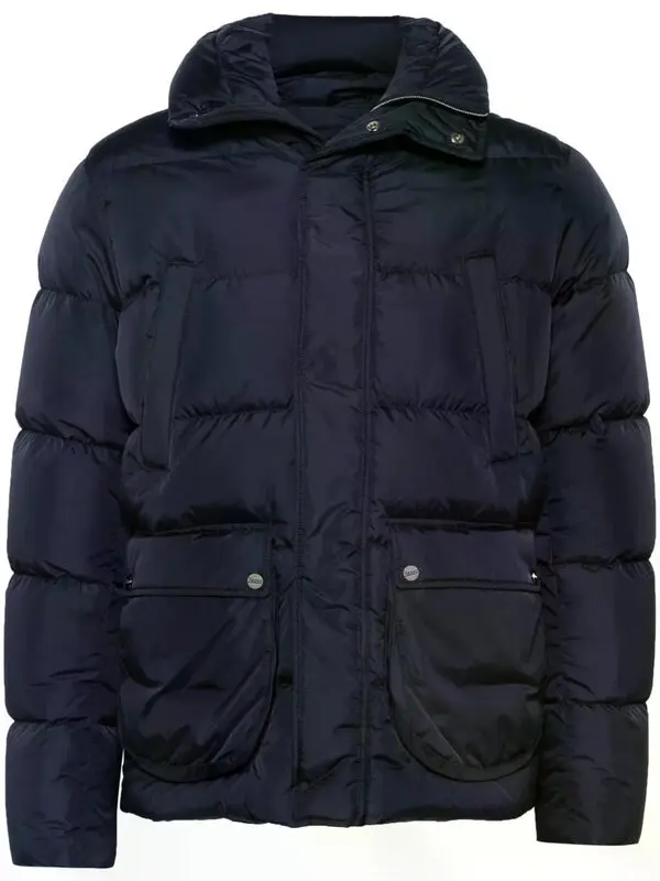 Herno Hooded Puffer Jacket - Blue