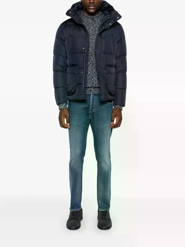Herno Hooded Puffer Jacket - Blue