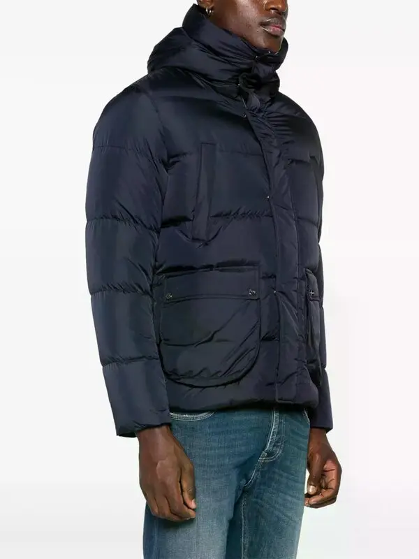 Herno Hooded Puffer Jacket - Blue