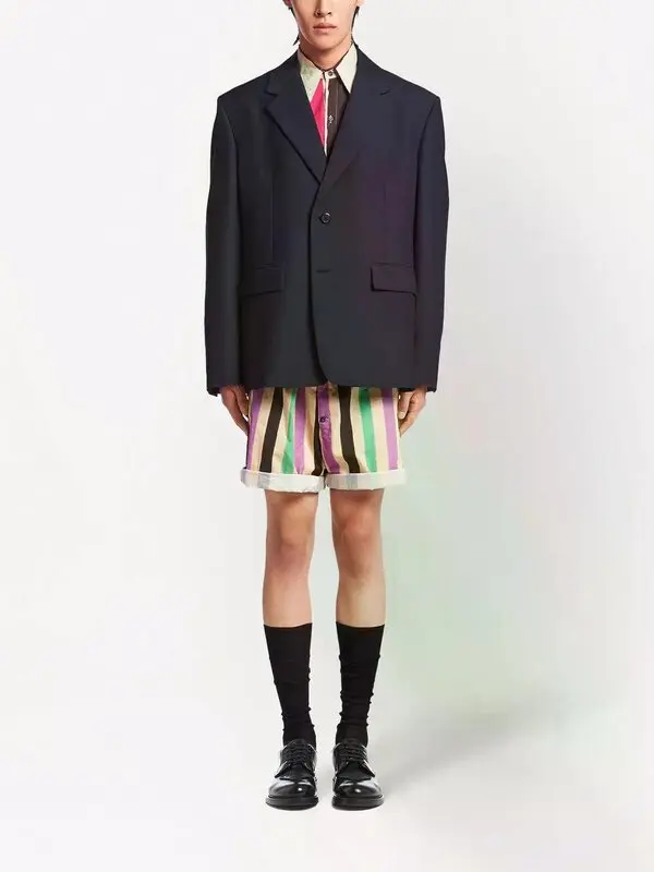 Prada Single-breasted Wool Blazer