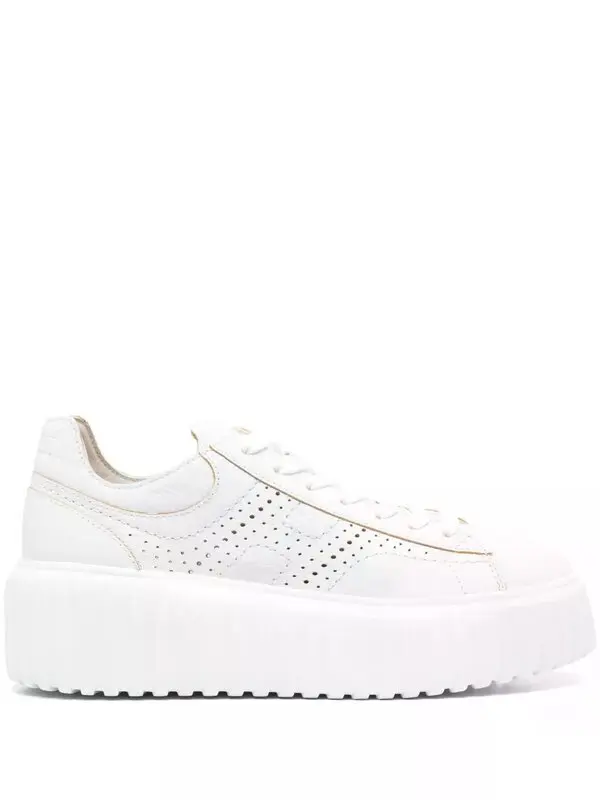 Hogan H-stripes Sneakers - White