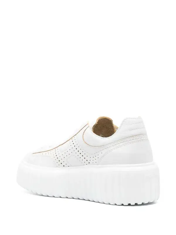 Hogan H-stripes Sneakers - White