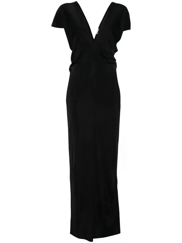 Khaite Ima Maxi Dress - Black