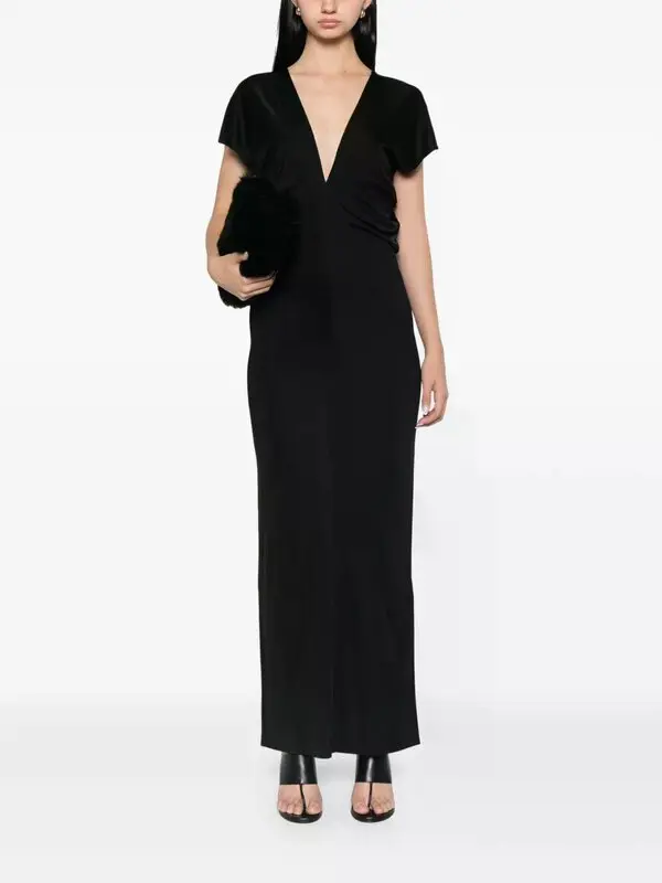 Khaite Ima Maxi Dress - Black