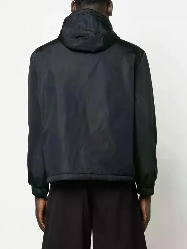 Valentino Garavani Logo-patch Hooded Jacket