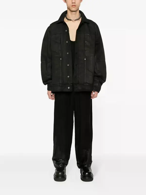 Rick Owens Worker Cotton Shirt Jacket