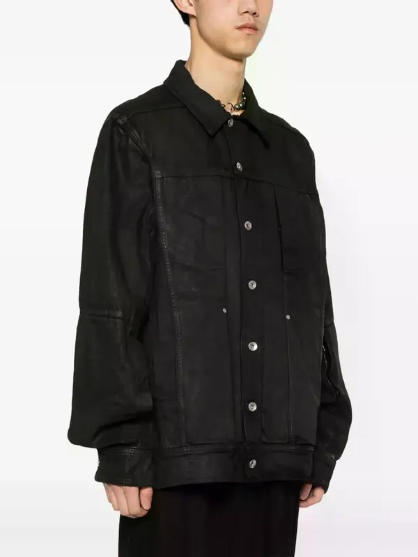 Rick Owens Worker Cotton Shirt Jacket