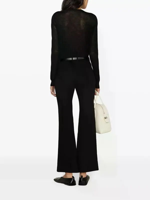 JOSEPH Tafira Mid-rise Flared Trousers