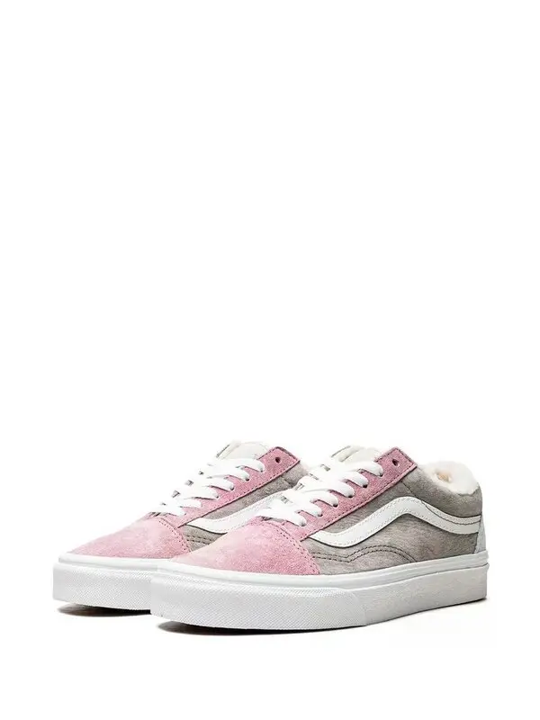 VANS Old Skool Pig Suede Sherpa Sneakers - Pink