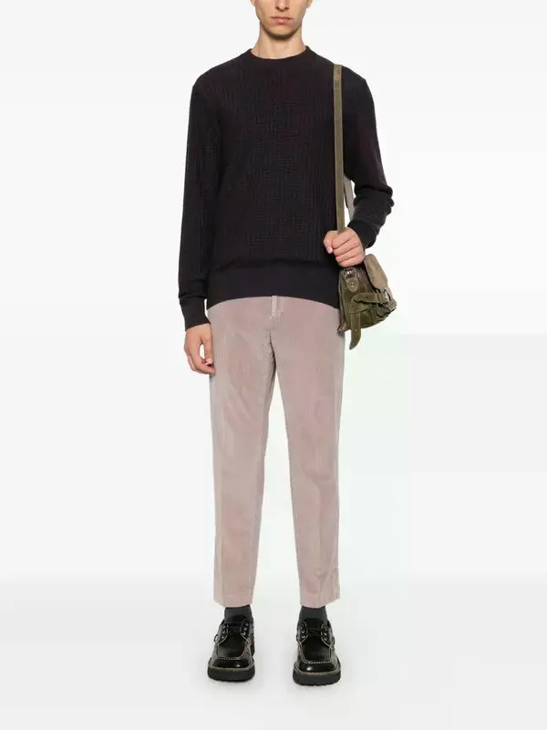 D4.0 Patterned Wool-silk Blend Sweater