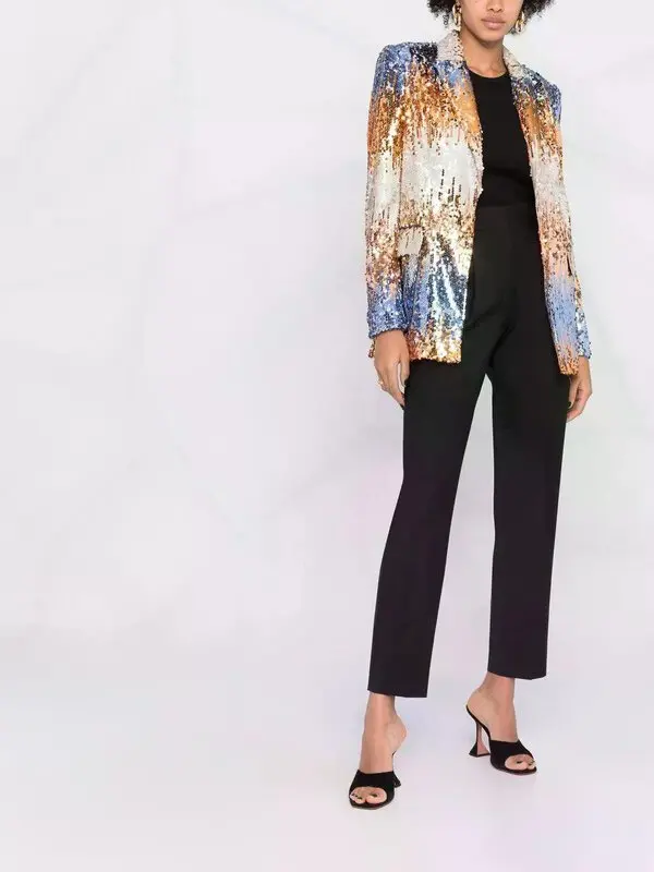 Philipp Plein Sequin Single-breasted Blazer