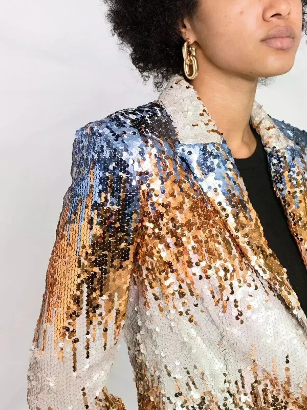 Philipp Plein Sequin Single-breasted Blazer