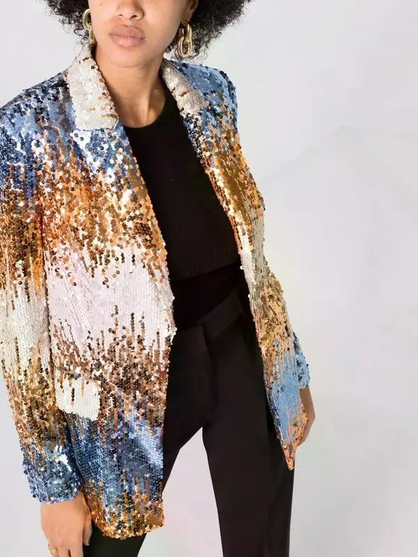 Philipp Plein Sequin Single-breasted Blazer