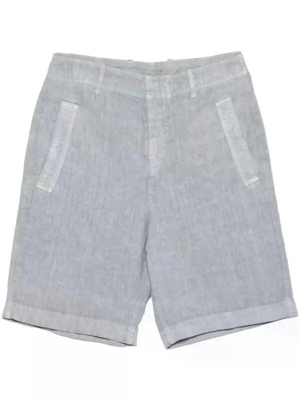 Eleventy Pocketed Linen Shorts
