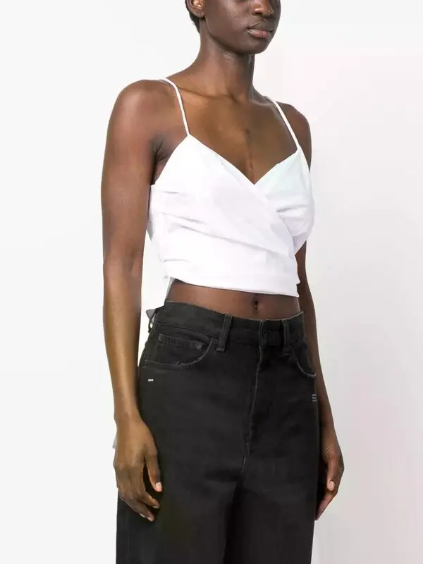 Iceberg Wraparound Cotton Top