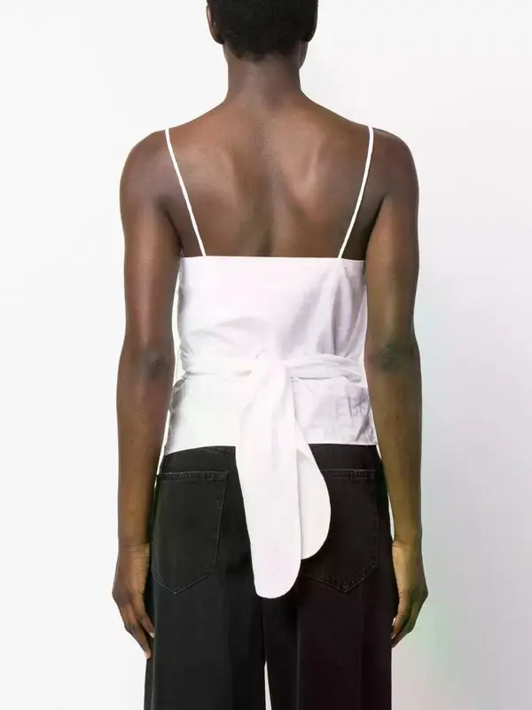 Iceberg Wraparound Cotton Top