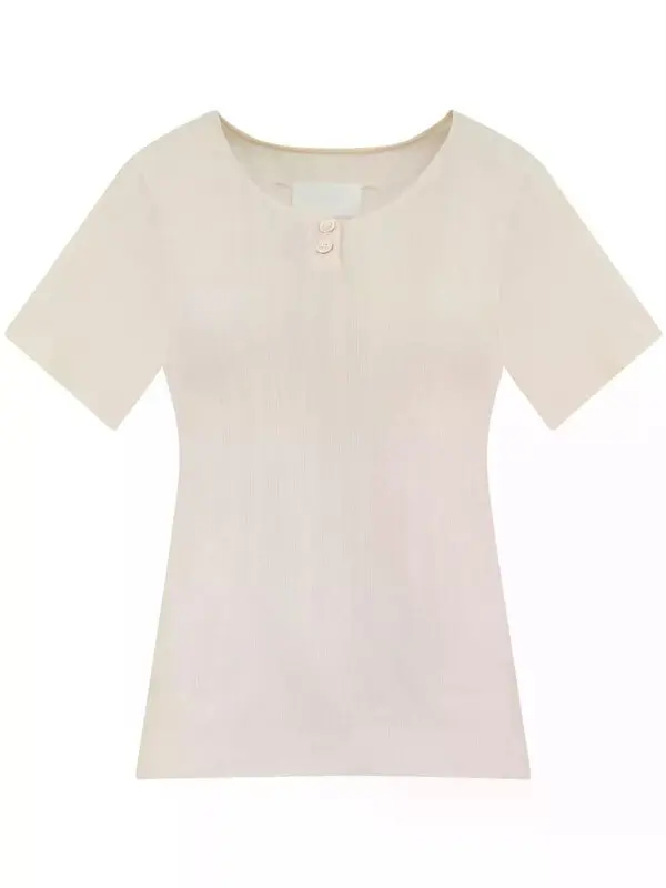 MAISON MARGIELA Button-placket T-shirt