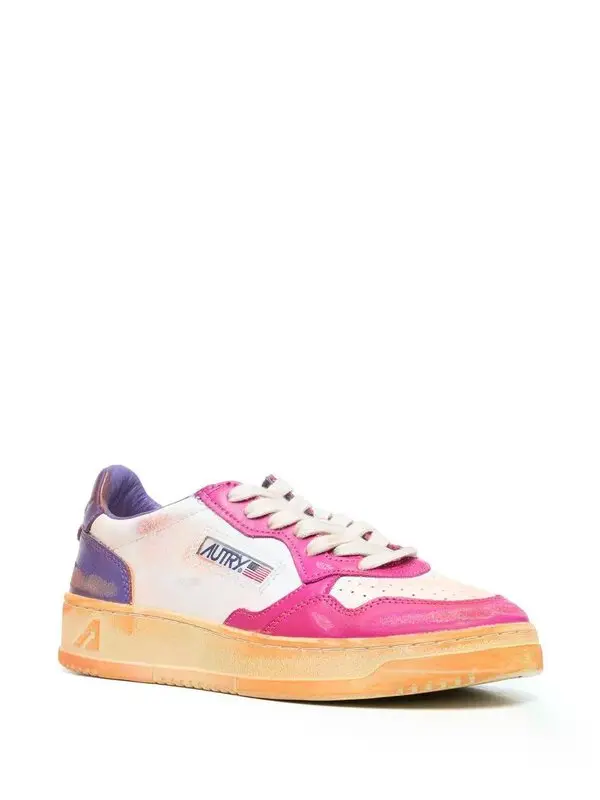 AUTRY Panelled Low-top Sneakers - White