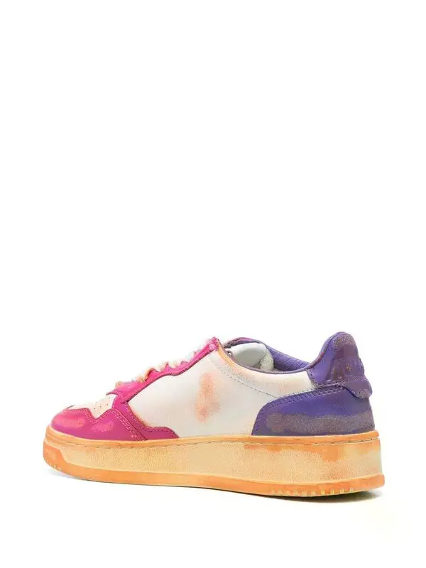 AUTRY Panelled Low-top Sneakers - White
